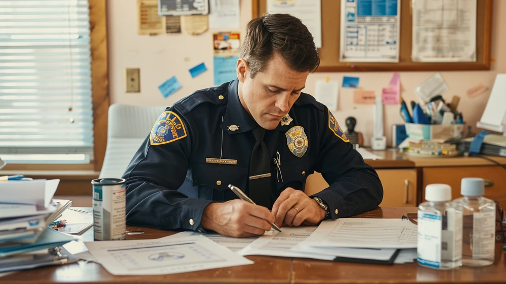 Workers' compensation for injured police officers in California