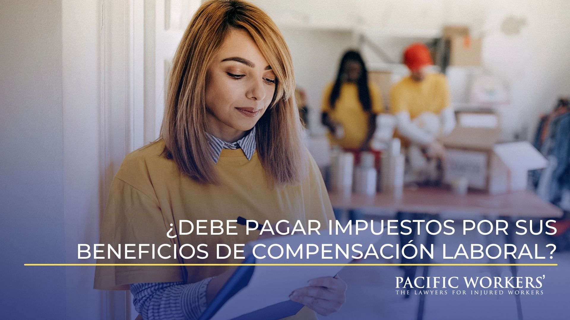 ¿Debe pagar impuestos por sus beneficios de Compensación Laboral?