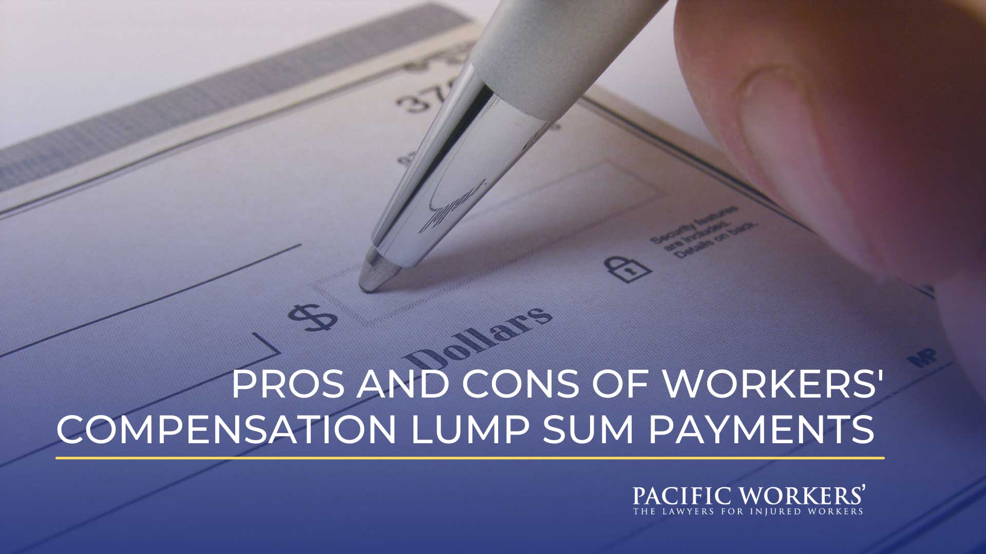 Pros And Cons Of Workers Compensation Lump Sum Payments Pros And Cons Of Workers Compensation Lump Sum Payments